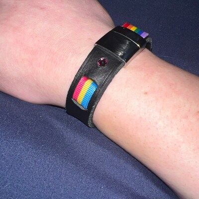 Transgender Bracelet, Trans Flag, Pride Ribbon, Trans Pride, Subtle ...