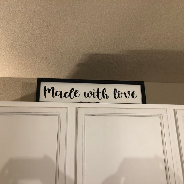 Made With Love Sign - Etsy