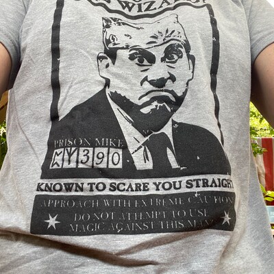 Prison Mike Dangerous Wizard Universal Shirt Wizard World Shirt Pottery ...