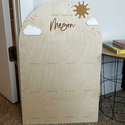 Birth Announcement Sign Baby Bird Personalized Custom Name - Etsy