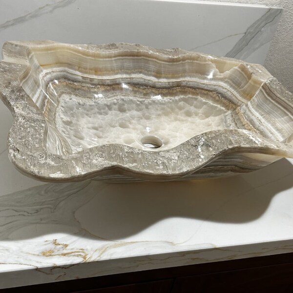 2 Stone Sinks Marble Sinks Bathroom Vessel Sinks Vanity Sinks Bathroom ...