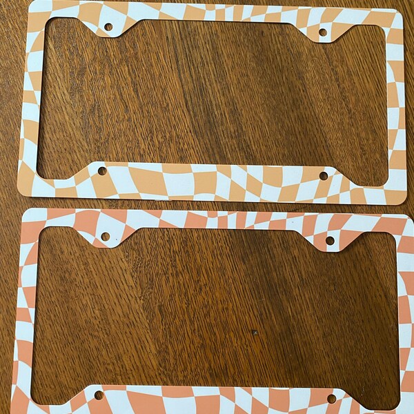 Green Palm Tree License Plate, Cute Car Accessory, Coastal License ...