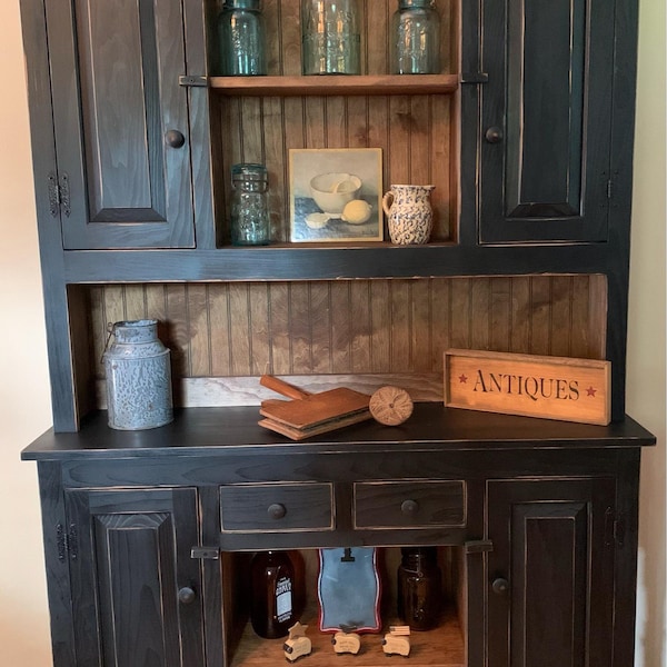 Handmade Rustic Jelly Cabinet, 2 Door Cabinet, Storage Organizer ...
