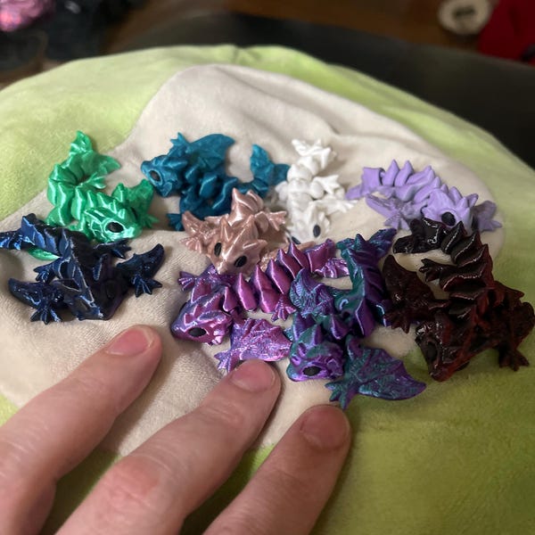 3D Printed Marine Animal Toy Bundle, Colorful Fidget and Sensory Aids ...