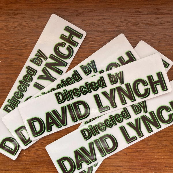 Directed by David Lynch Stickers (original) - Etsy
