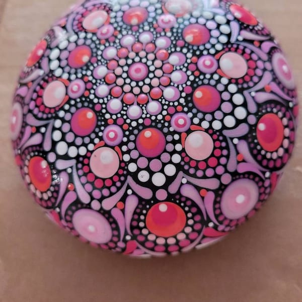 Mini Ladybug Gems X 5 Hand Painted Painted Stones Ladybird Indoor Use ...