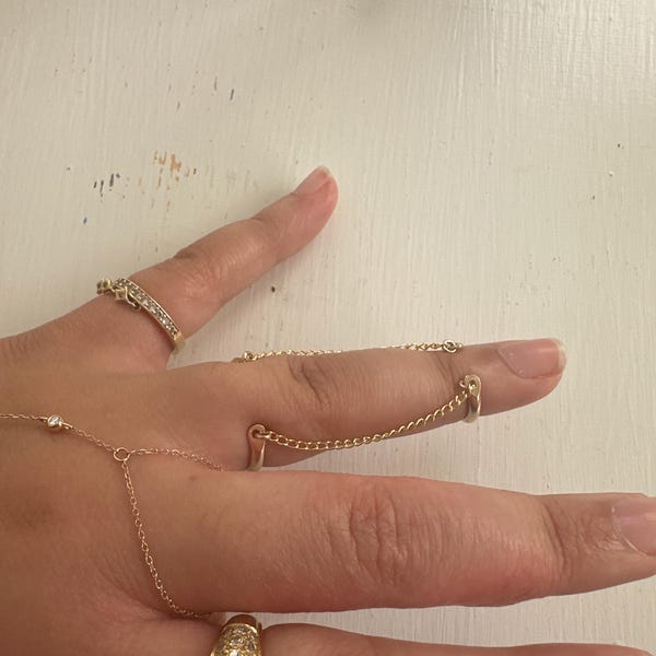 Set of 3 Mid Knuckle Rings -14K Gold Filled Stacking Rings, Midi Ring ...