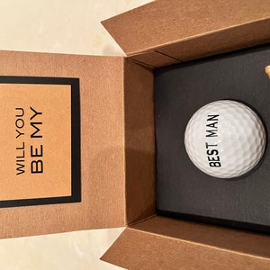 Groomsmen Proposal, Golf Ball Proposal, Groomsmen Golf Gift, Best Man ...