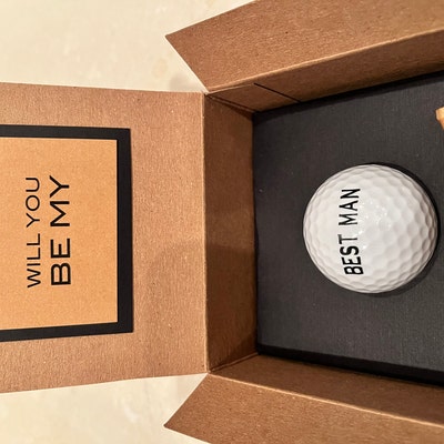 Groomsmen Proposal, Golf Ball Proposal, Groomsmen Golf Gift, Best Man ...