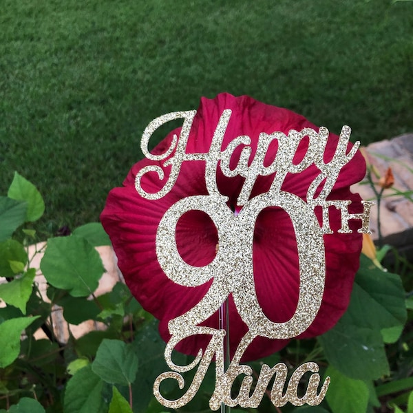 90th Birthday Centerpieces 90 Centerpieces 90th Birthday Party 90th ...