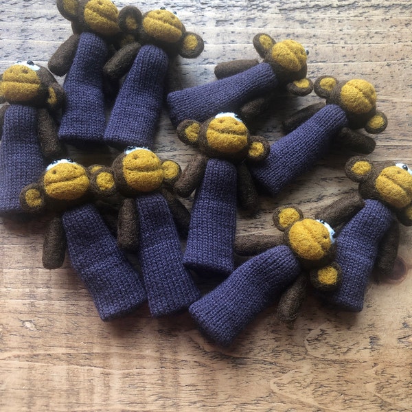 The Jungle Book Set of Finger Wool Puppets - Etsy