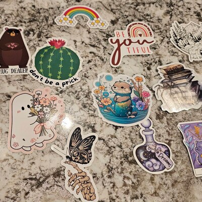 Taters, Not Haters STICKER Die Cut Sticker, Funny Food Stickers, Tater ...