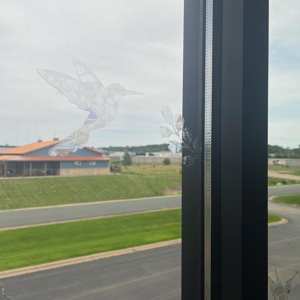 Bigfoot Prism Window Clings~set of 12~prevent Bird Strikes~static Cling ...