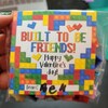 Building Blocks Valentine's Day Card Built to Be Friends Valentine's ...