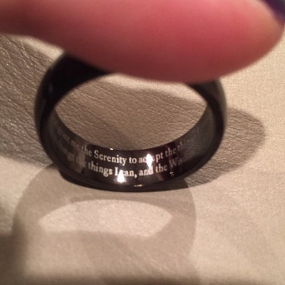 Forgive & Forget Stainless Steel Spinner Ring - Etsy