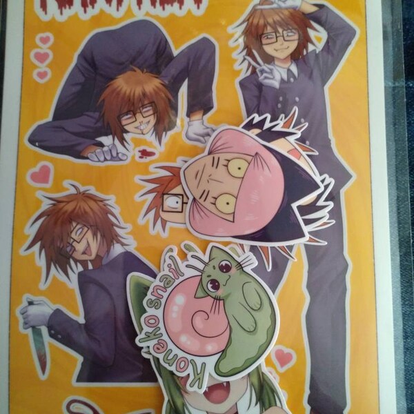 Ranfren Stickers Chibi Laminated Stickers - Etsy