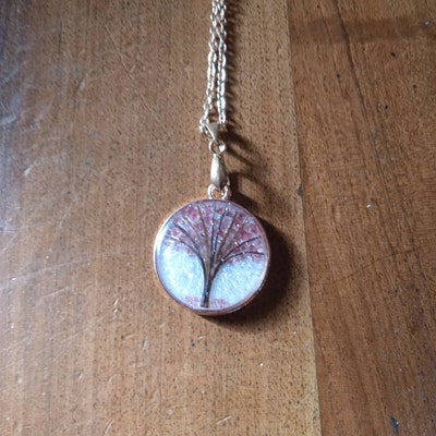 Customizable TREE OF LIFE With Hair Strands Necklace Pendant Key Chain ...