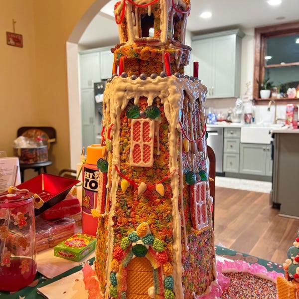 Gingerbread House Template - Lighthouse (printable) - Etsy