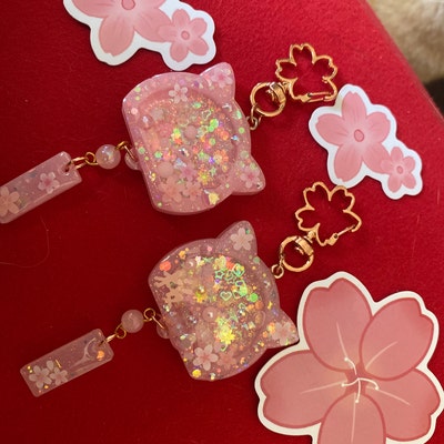 Iridescent Pastel Soft Pink Resin Daggers, Cleaver, Trinket Tray ...