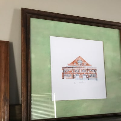 Ryman Auditorium Printable Illustration Wall Art Print Home - Etsy