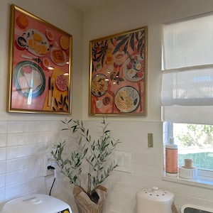 Breakfast Flatlay Food in the Table Wall Art Sunny Side up Printable ...