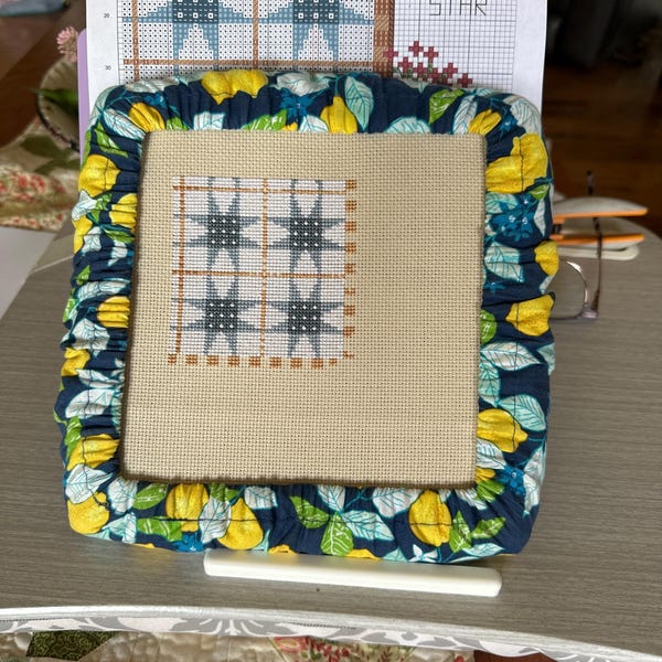 Log Cabin Block - Quilt Blocks Cross Stitch Pattern - Pdf Download by ...