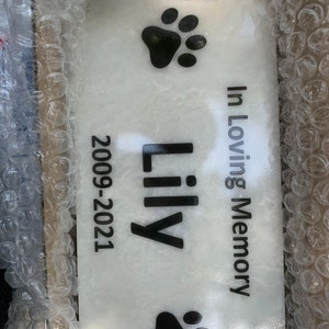 Yorkie Memorial Stone Personalized Pet Keepsake Choice of | Etsy