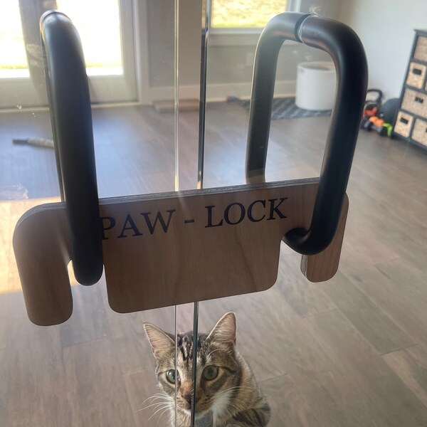 Paw-lock to Keep Those Pesky Animals From Opening the Interior French ...