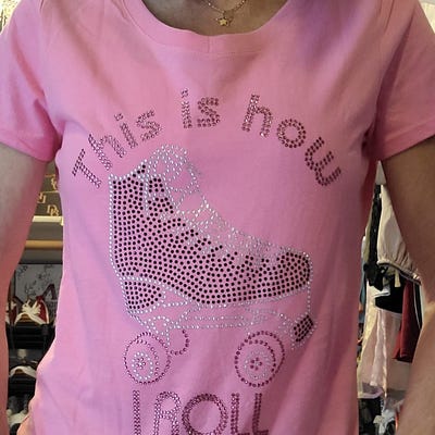 Custom Football Team and Colors RHINESTONE Mega Bling Shirt, Football ...