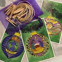 O Antiphons Christmas Ornament Illustrations With O Come, O Come ...