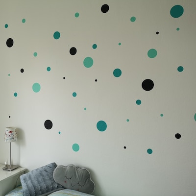 Assorted Size Polka Dots Wall Decal Different Size Polka Dot - Etsy