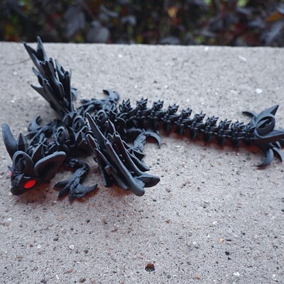 Nightwing Dragon: Cinderwing3d, STL File for 3D Printing, Cute Fantasy ...