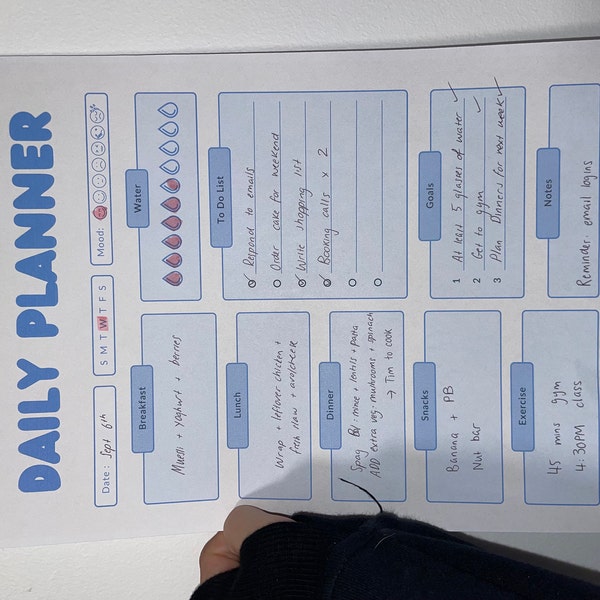 Printable Weekly Meal Planner Bundle | Digital Dinner Organiser ...