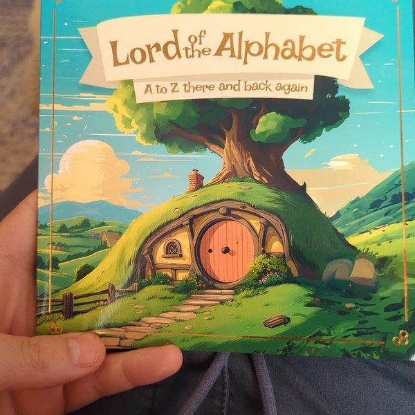 Lord of the Alphabet ABC Baby Book // LOTR Inspired Childrens Book ...