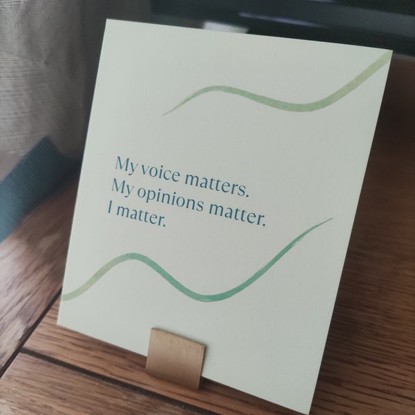 Give Yourself Kindness Affirmation Cards ~ Mindfulness Cards ~ Mental ...