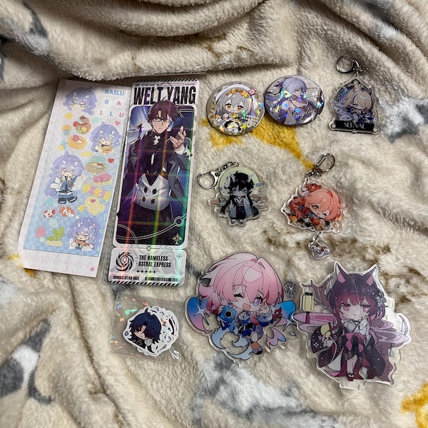 Honkai Star Rail HSR Acrylic Stand or Keychain -8 Characters Aventurine ...