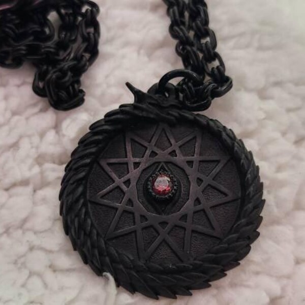 Thelemic Symbol Unicursal Hexagram Star Ring , Occult Mysterious ...