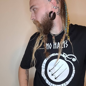 No Nazis in Valhalla Shirt, Anti-racist Rune Tee, Norse Pagans Against ...