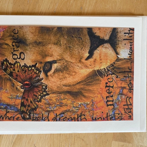 EMPOWERED Original Mini Collage Art Trading Card Atc Altered Recovery ...