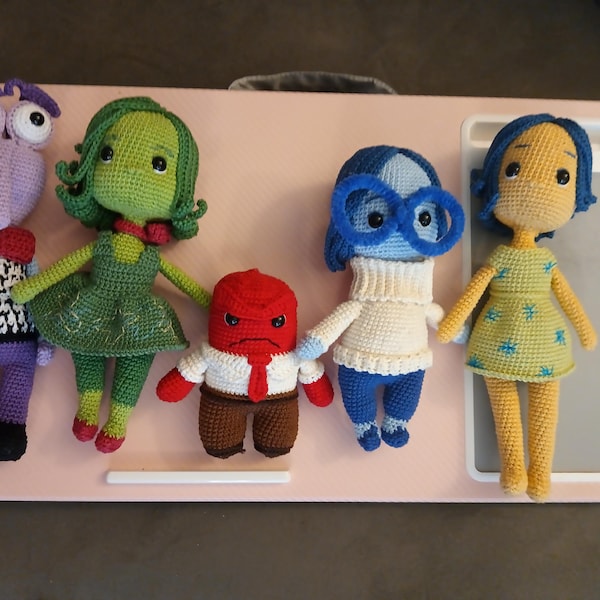 Amigurumi Pattern Inside Out Crew Crochet Gifts Plush Printable PDF ...