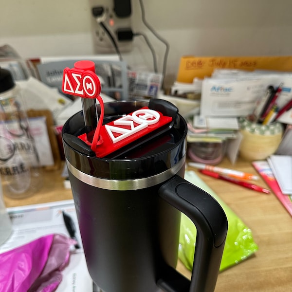 Delta Sigma Theta Straw Cover Stanley , Stanley Straw Cover, Stanley ...