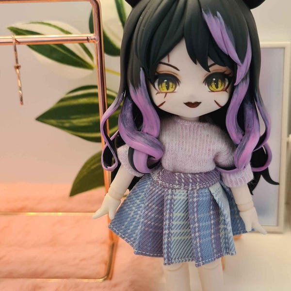 Handmade Head for FFXIV OC Character, With Figma Joint Moveable 11inch ...