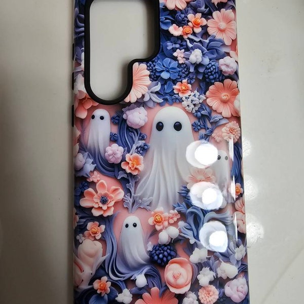 Artisan Stained Glass Orchid Phone Case iPhone 16 15 14 13 12 11 Pro ...