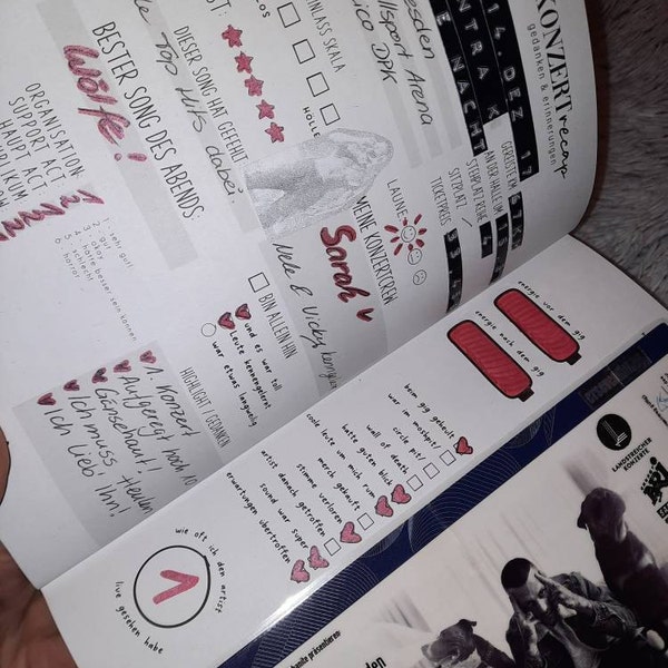 Das originale Konzerttagebuch für 70 Shows VOLUME 3: Concert Memories ...