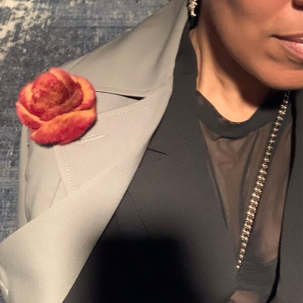 Shearling Fur Fedora Hat, Taupe Color, Real Soft Spanish Merino Warm ...