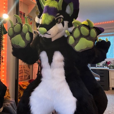 DIGITAL Digitigrade Bodysuit Pattern for Fursuits Sized Medium Female ...