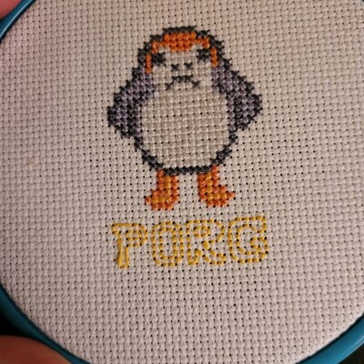 Screaming PORG Star Wars Cross Stitch Pattern / PDF Cross - Etsy