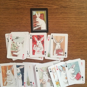 The Rabbit Tarot Deluxe Version Animal Art Card Deck - Etsy