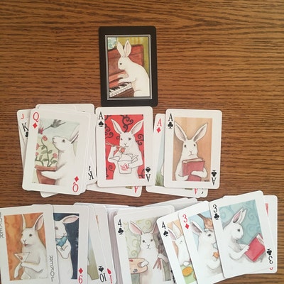 The Rabbit Tarot Deluxe Version Animal Art Card Deck - Etsy