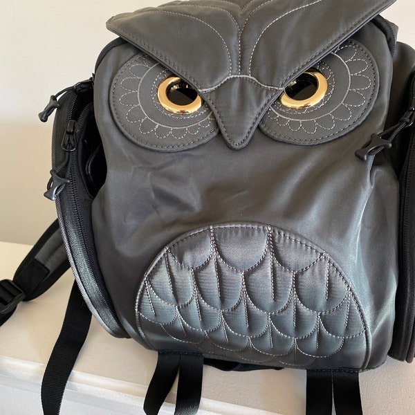 Owl Backpack - Water-repellent Design by Darling's - Medium Large - Etsy